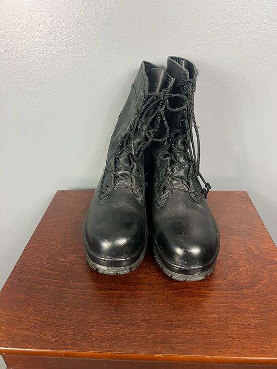 Bates | Shoes | Military Grade Black Lace Up Oil Resistant Combat Boots ...